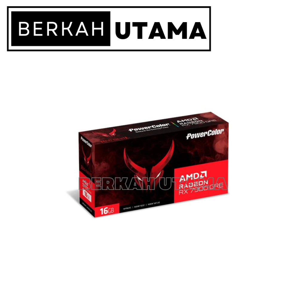 Jual VGA POWERCOLOR AMD RADEON RX 7900 GRE RED DEVIL 16GB GDDR6 ...