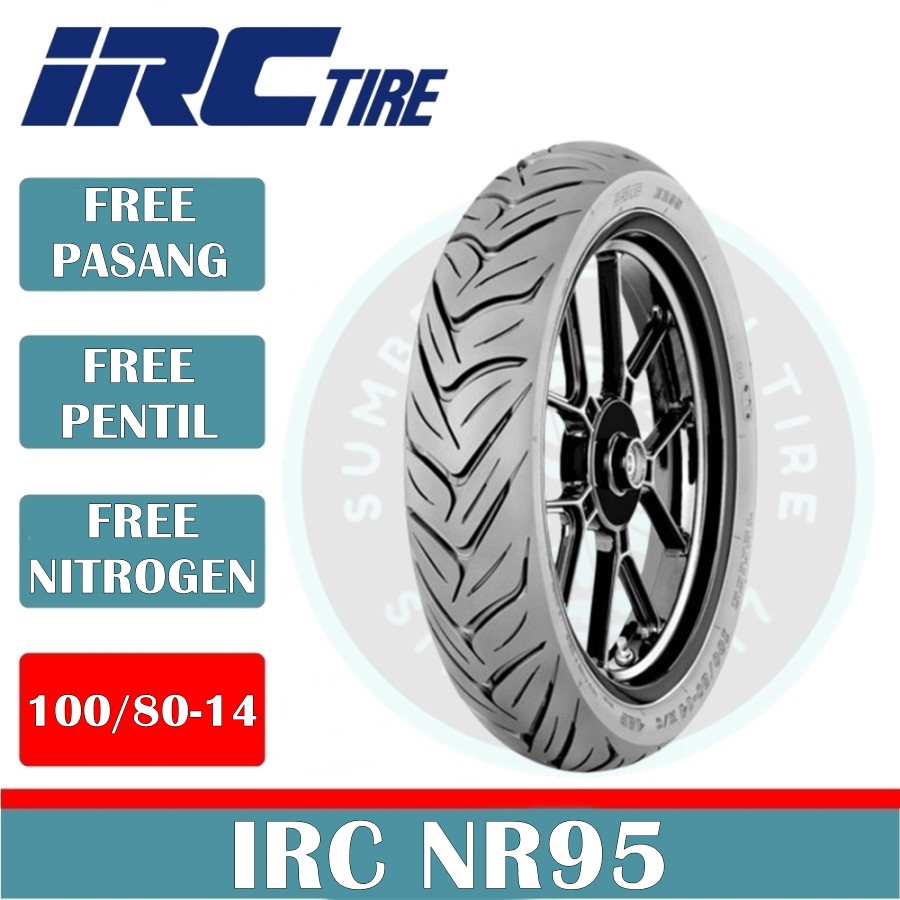 Jual Ban Belakang Motor Matic Ring 14 IRC NR95 100/80-14 Tubeless ...