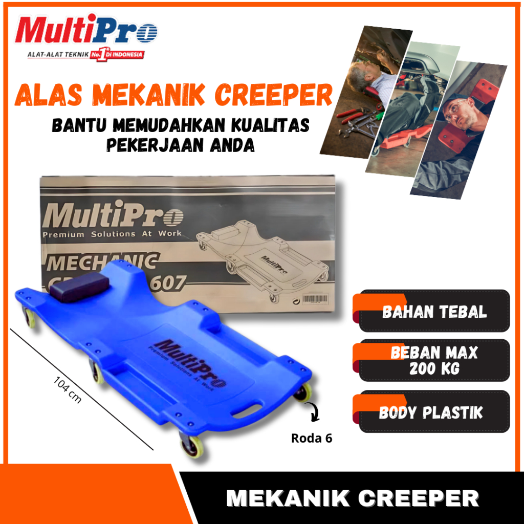 Jual MULTIPRO Mekanik Creeper Alas Mekanik Montir Bongkar Pasang Kolong ...