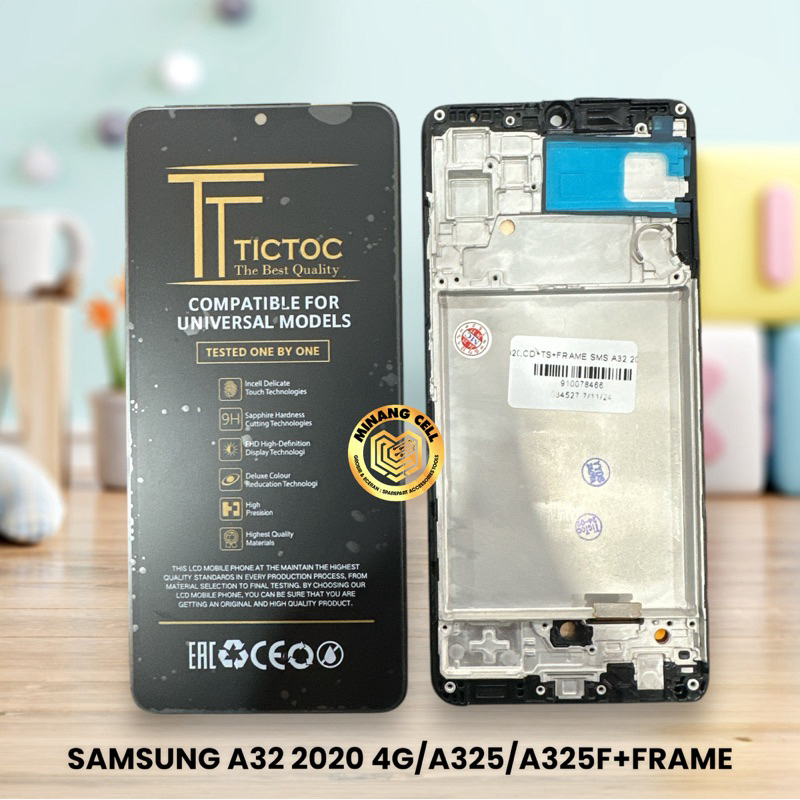 Jual LCD TOUCHSCREEN SAMSUNG A32 4G/A32 2020/A325/A325F +FRAME | Shopee Indonesia
