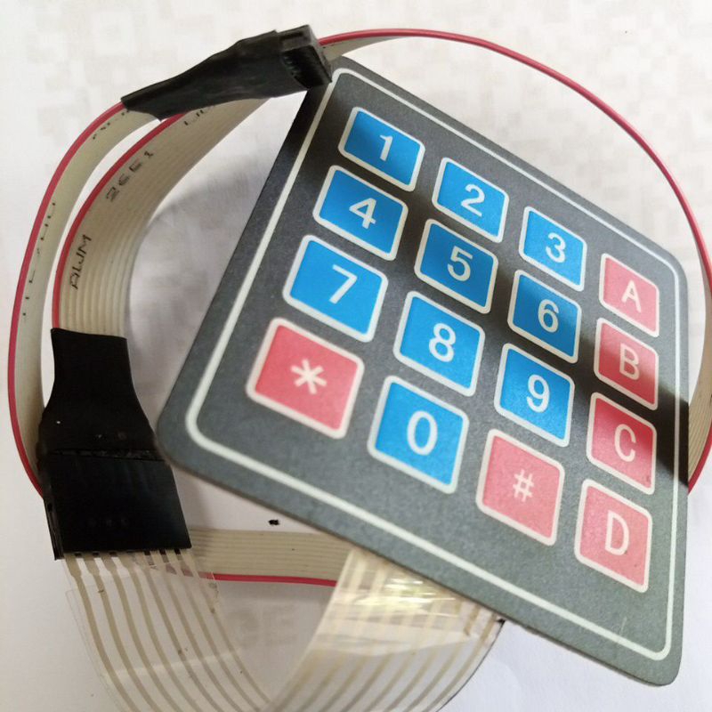 Jual Kabel Sambungan Tombol Pom Mini + Keypad Membran 4x4 Matrix ...