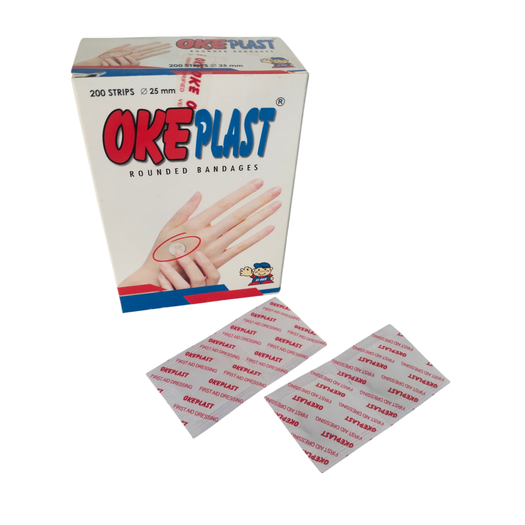 Jual Plester Bulat Okeplast/Plester bulat anti air/plester round ...