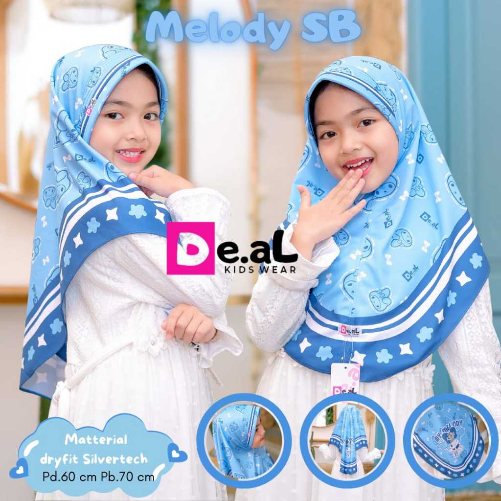 Jual Jilbab Anak Kuromi Melody Printing 3-7th matt Dryfit Ori Dea.al Hijab | Shopee Indonesia
