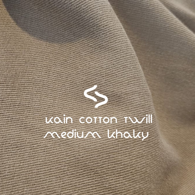 Jual Bahan Kain Canvas Twill / Cotton Twill - Bahan Totebag Tebal ...