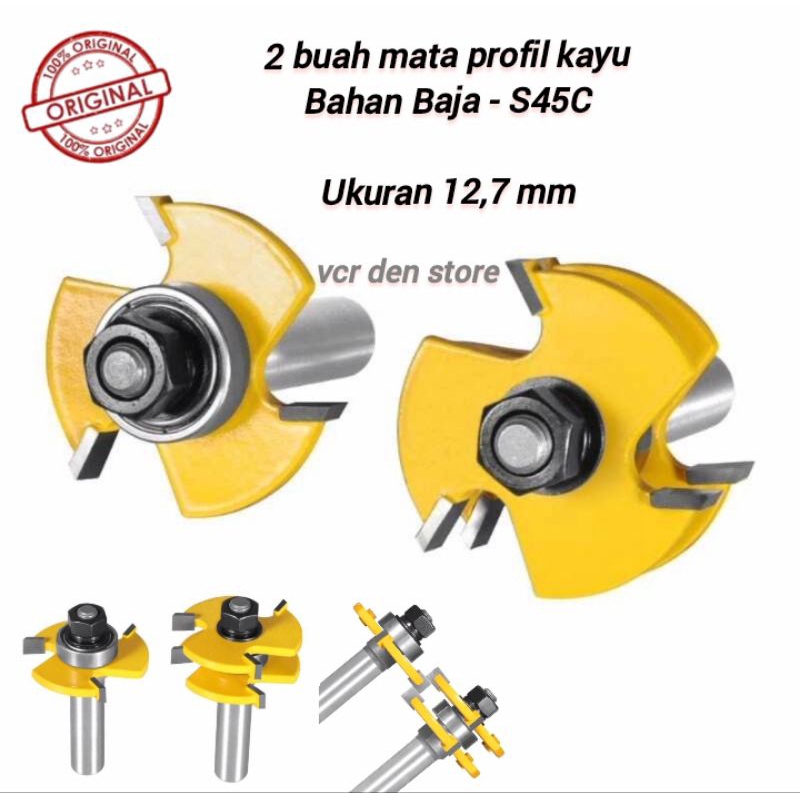 Jual Mata router profil kayu bahan Baja S45C | Shopee Indonesia
