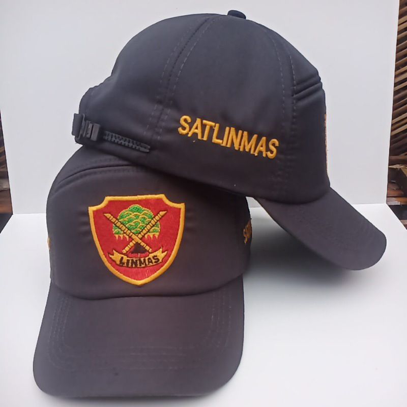 Jual TOPI SATLINMAS / LINMAS TERBARU 2024 WARNA ABU-ABU TERBARU 2024 ...