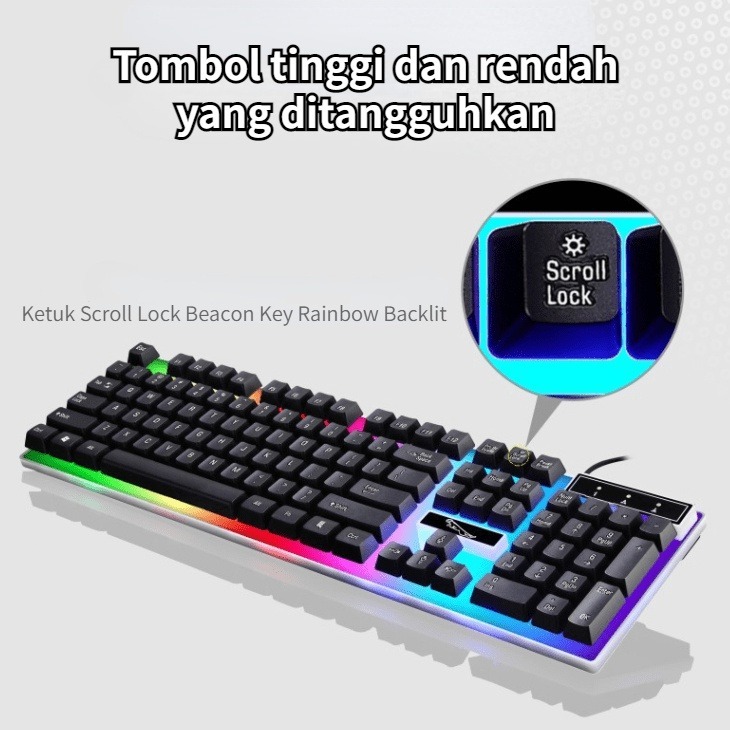 Jual Keyboard G21b Set Keyboard Plus Mouse Keyboard Mouse Gaming Rgb
