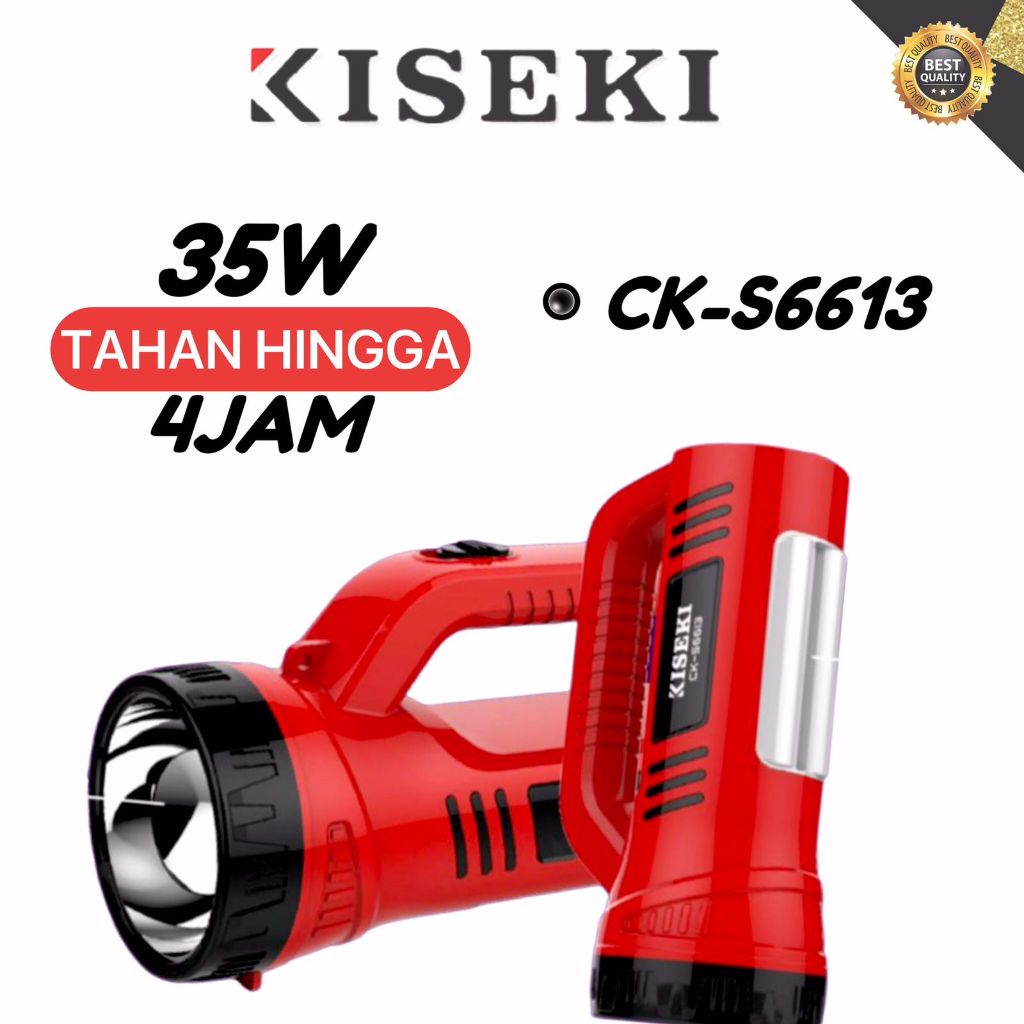 Jual Kiseki Senter CK-S6613 Senter Tangan 35Watt Emergency Led Light Super Bright | Shopee Indonesia