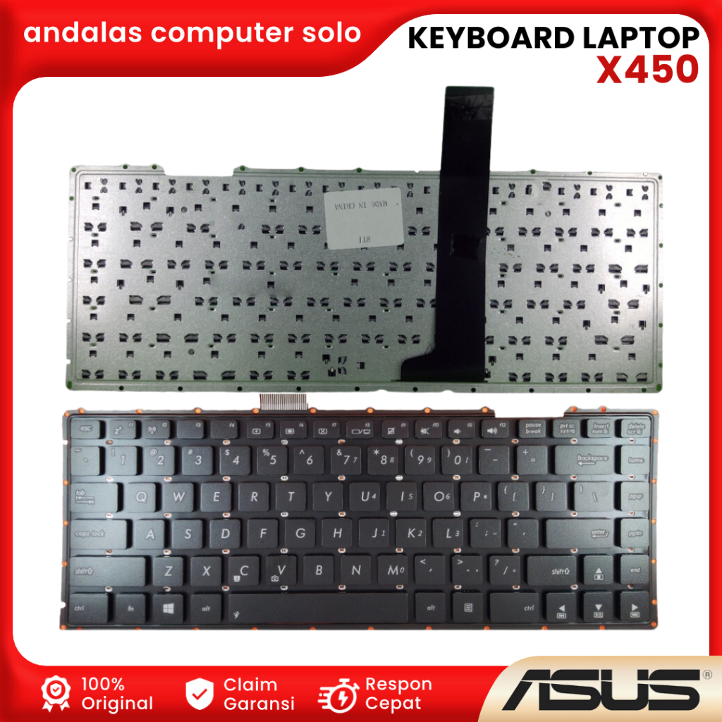 Jual KEYBOARD LAPTOP INTERNAL ASUS X450 X452 X450C X452C SERIES ...