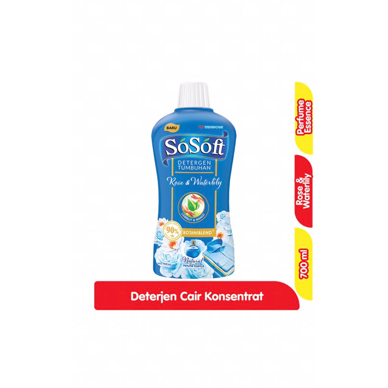 Jual Sosoft detergen cair konsentrat kemasan 700ml | Shopee Indonesia