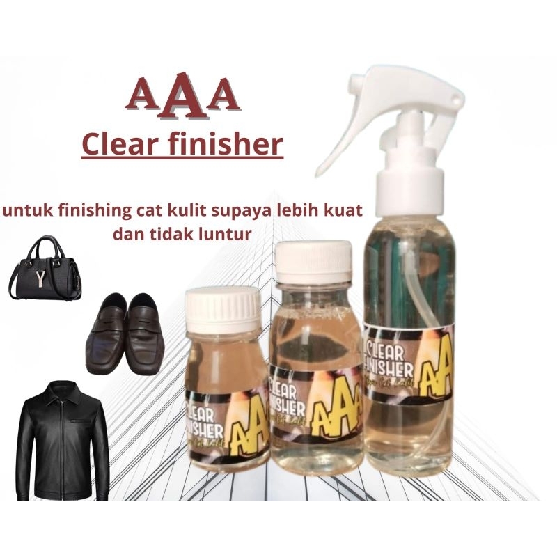 Jual clear finisher,untuk finishing cat kulit agar lebih kuat dan tidak ...
