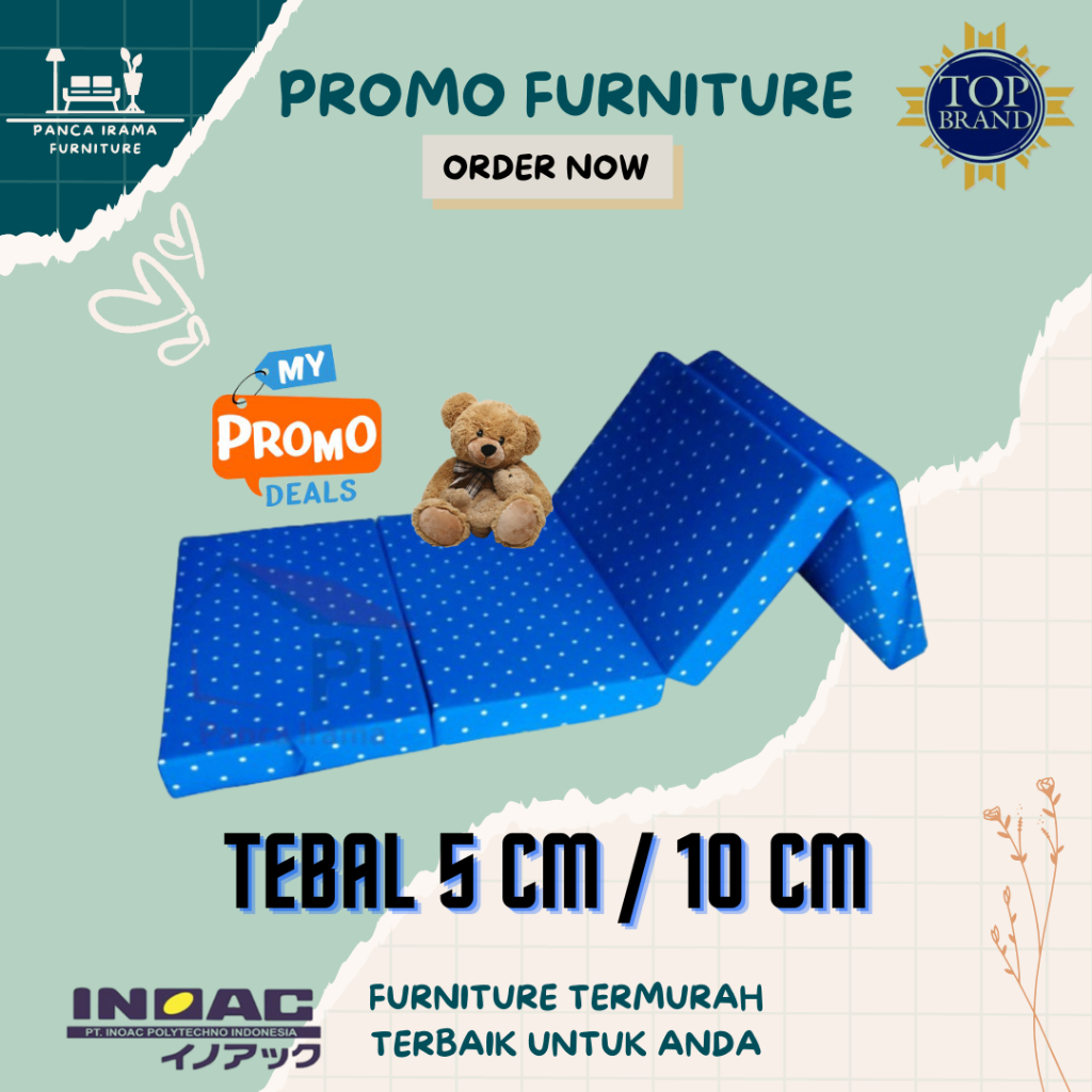 Jual INOAC LIPAT 4 / KASUR BUSA / MATRAS / TEMPAT TIDUR / MINIMALIS BED ...