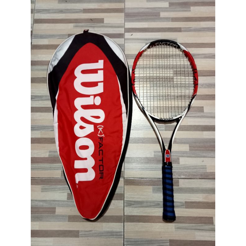 Jual RAKET TENIS WILSON KFACTOR SIX ONE 95 ORIGINAL SECOND | Shopee ...