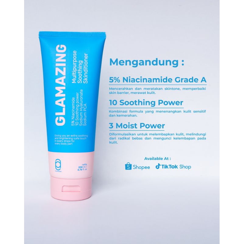 Jual Glamazing Moisturizer Jumbo 200 ml Multipurpose Soothing ...