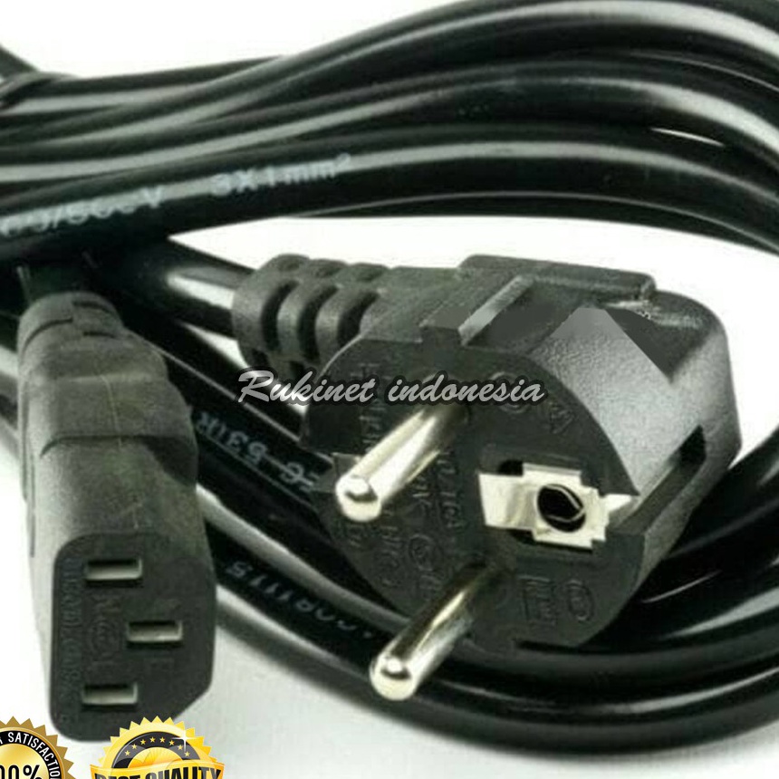 Jual KF7 Kabel Power PSU PC 3x75mm Tebal Full Tembaga | Shopee Indonesia