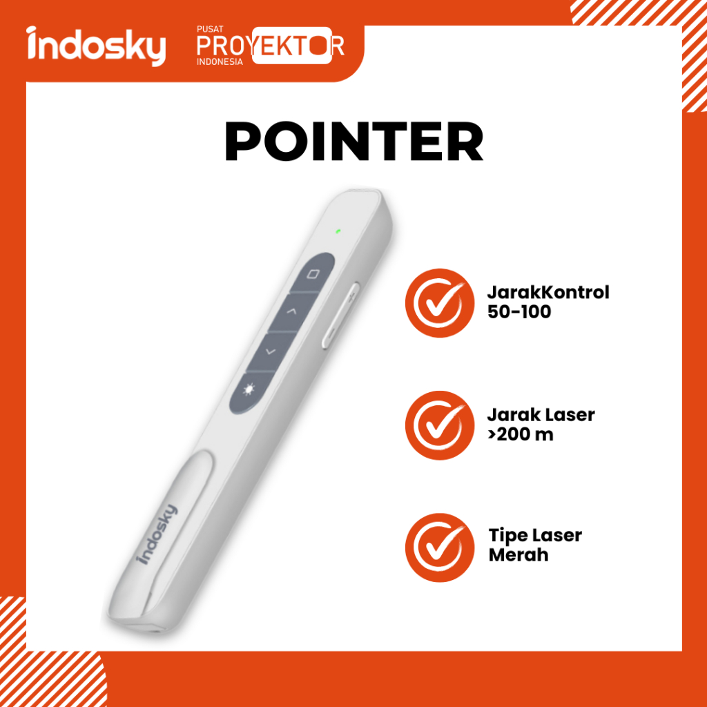 Jual PPI - Pointer Indosky I Pointer Presentasi l Pointer Laser Merah ...