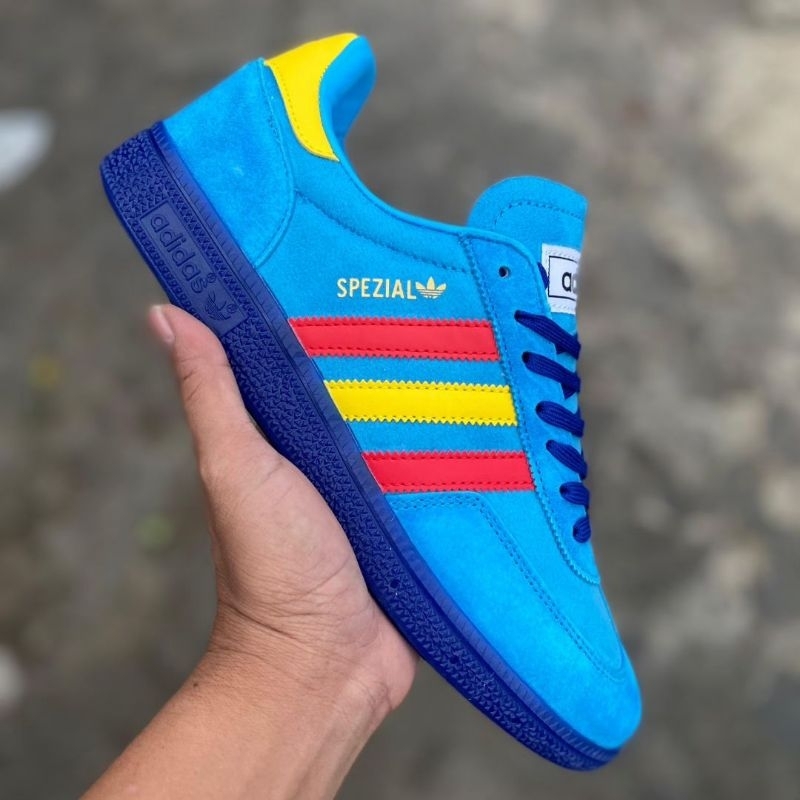 Jual READY SNICKERS ADIDAS SPEZIAL HANDBALL X END BLUE BNIB HIGH ...