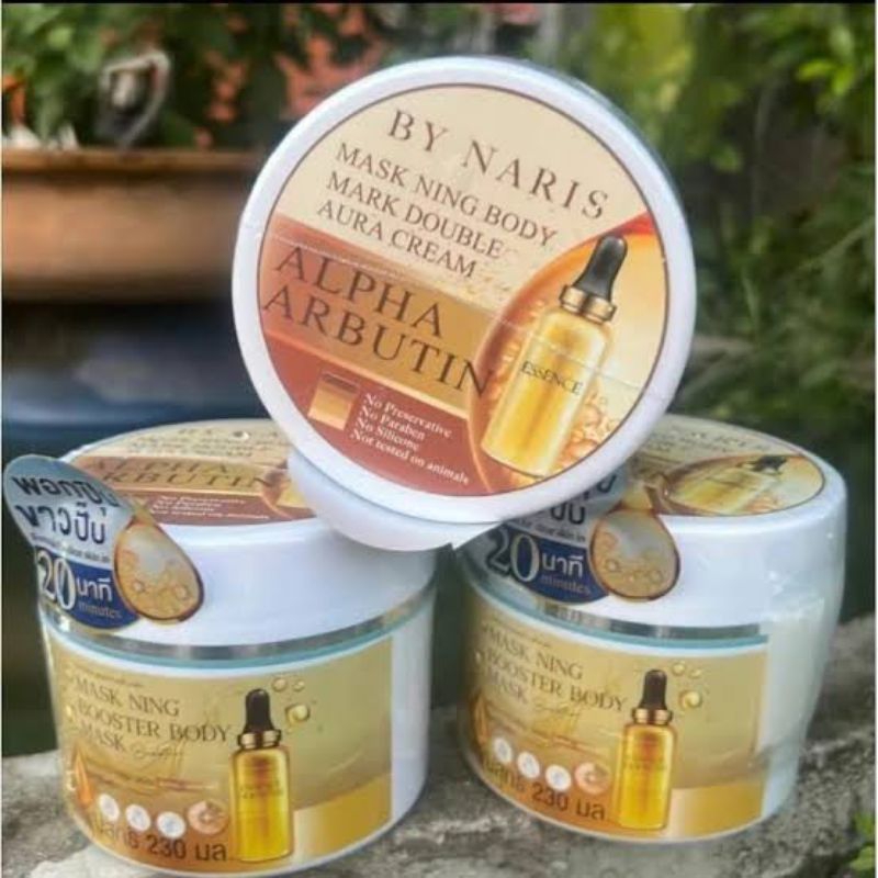 Jual NARIS MASK NING BOOSTER BODY MASK AUTO GLOWING | Shopee Indonesia