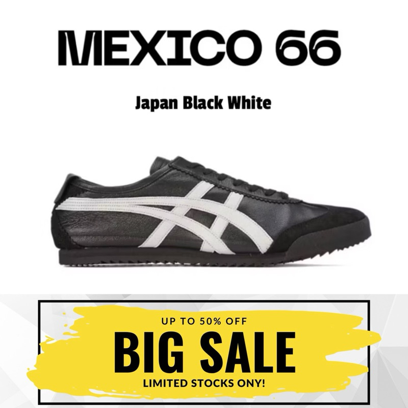 Jual Sepatu Onitsuka Tiger Mexico 66 Japan Black White // Free faverbag & kaos kaki | Shopee ...