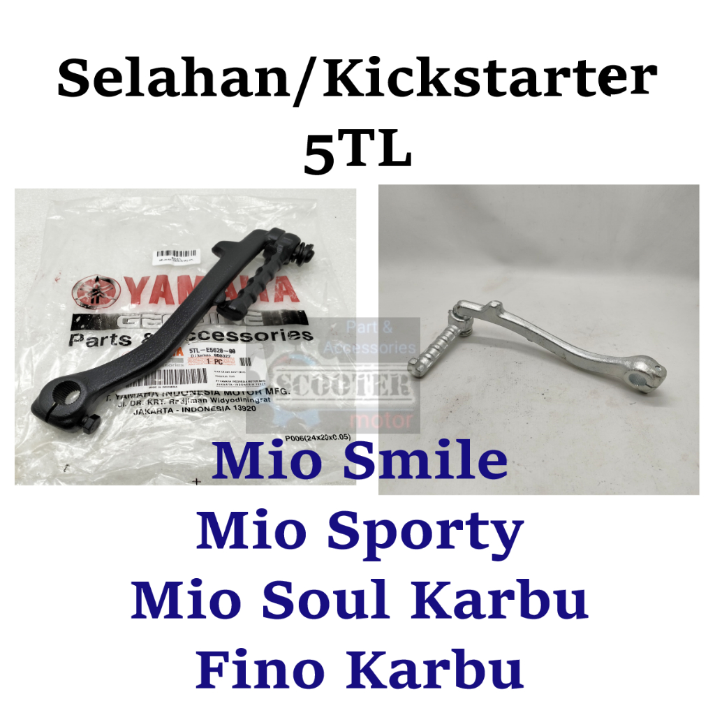 Jual Selahan Engkol Kick Starter 5TL YAMAHA Mio Fino Soul Karbu sporty ...