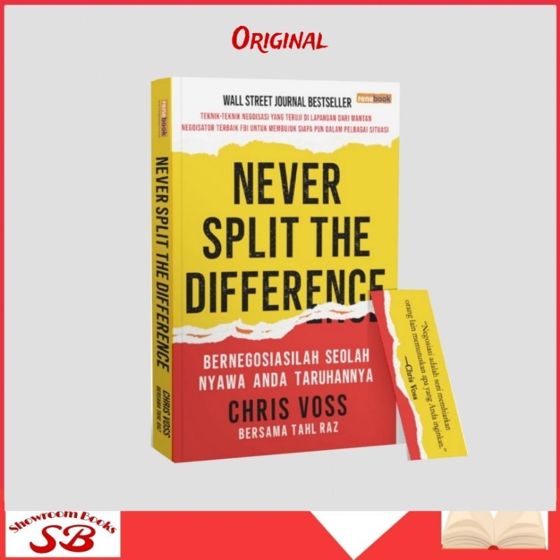 Jual Buku Never Split the Difference - Chris Voss bersama Tahl Raz | Shopee Indonesia