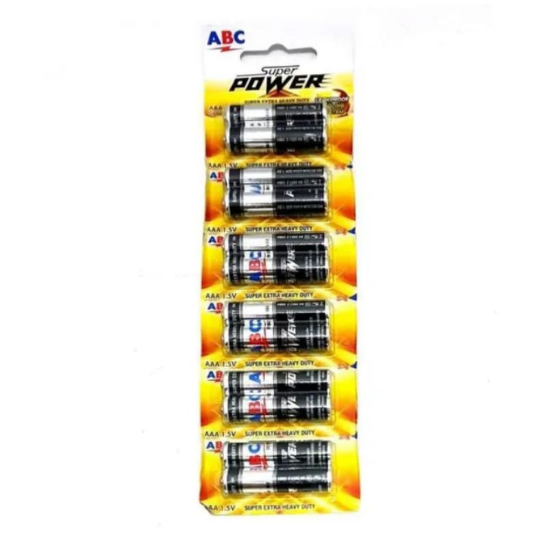 Jual Baterai ABC AAA / A3 1 renceng ( 12pc) | Shopee Indonesia