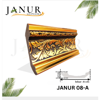 Jual Lis Plafon Pvc / Lis Pvc Modern Ukuran P 2M x L 8CM / 1 batang ...