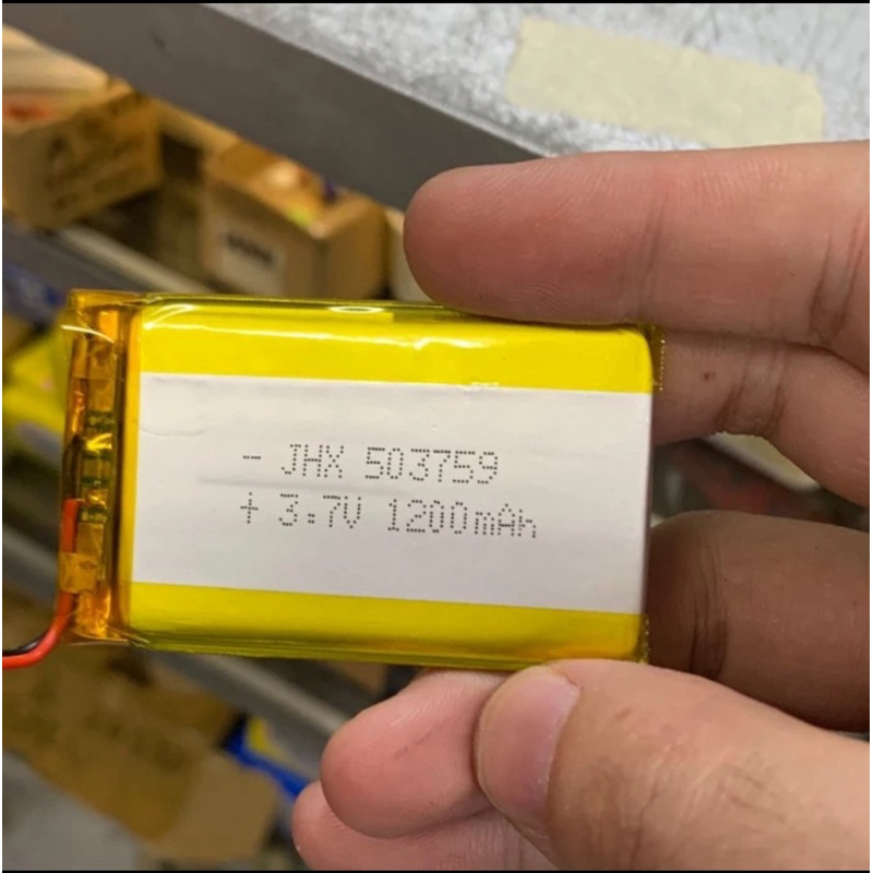 Jual Baterai Lithium Polymer 3 7v 1200mah Shopee Indonesia