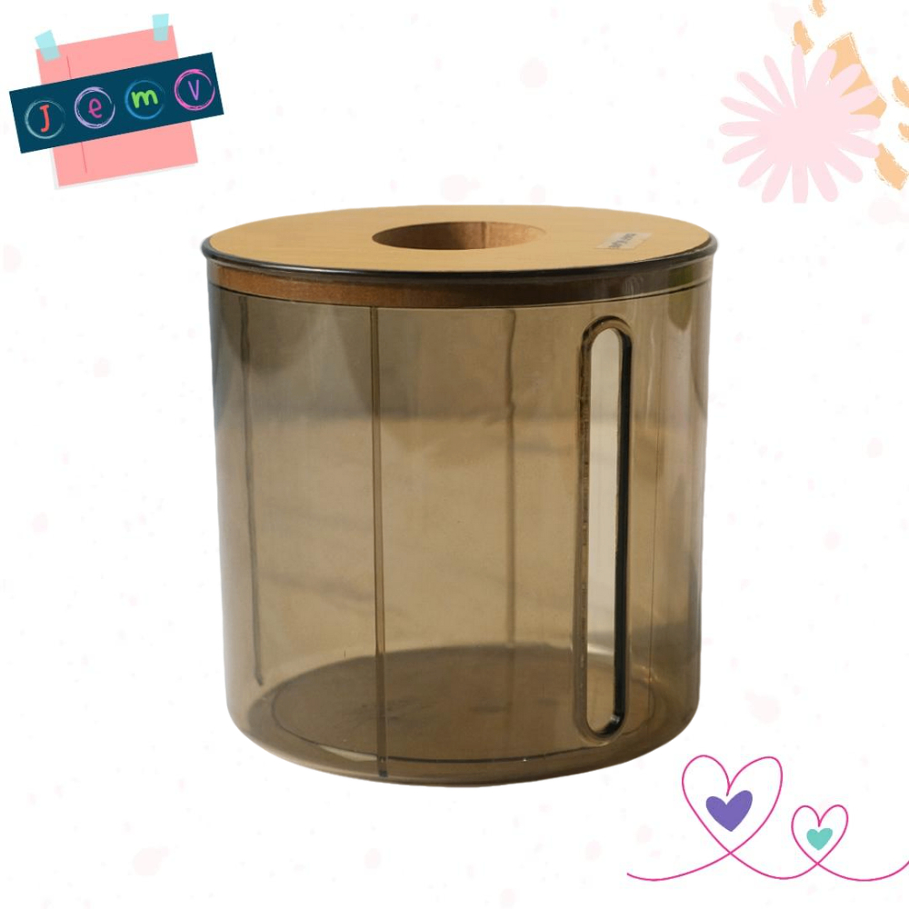 Jual Tempat Tisu Roll Round Toilet Paper Container Plastic | Shopee ...