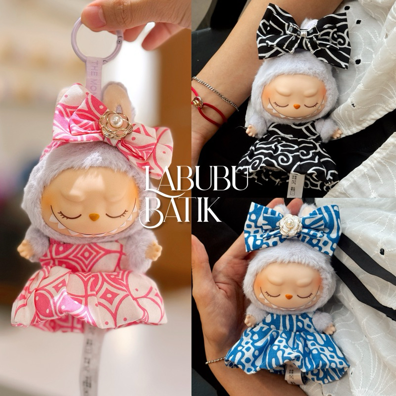 Jual [PO 2 HARI SAJA] BATIK SERIES BAJU LABUBU BATIK / outfit/pop mart ...