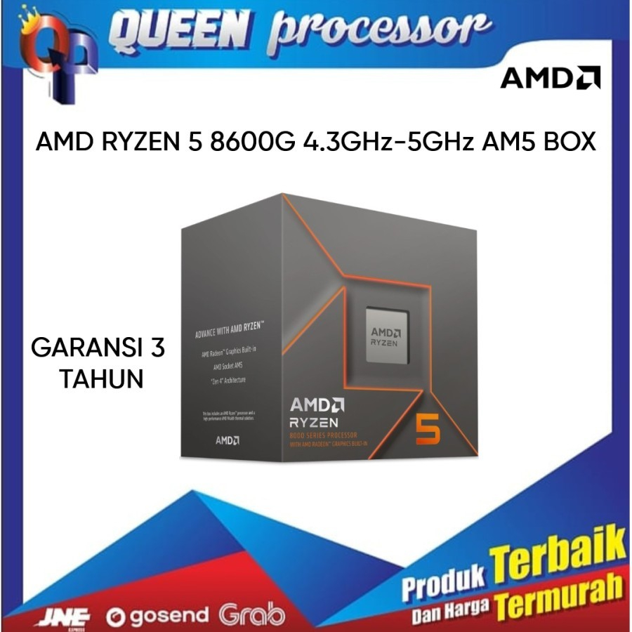 Jual CPU Processor AMD Ryzen 5 8600G 4.3GHz BOX Socket AM5 | Shopee ...