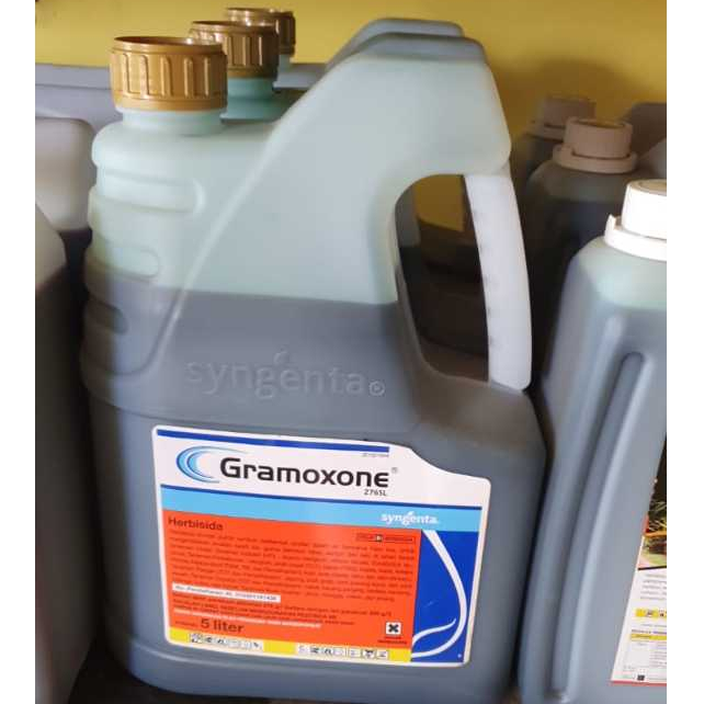Jual Herbisida Gramoxone 276 SL Kemasan 5 Liter Obat Pembasmi Rumput ...