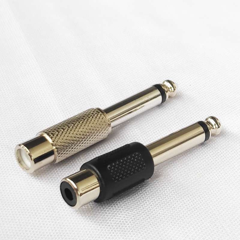 Jual JACK RCA TO AKAI MONO SILVER FEMALE RCA TO AKAI 6.35MM PLUG JACK ...