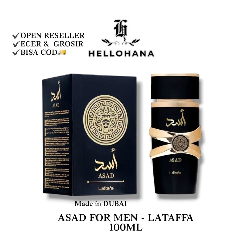 Jual PARFUM DUBAI ASAD LATAFA FOR MEN 100ML | Shopee Indonesia