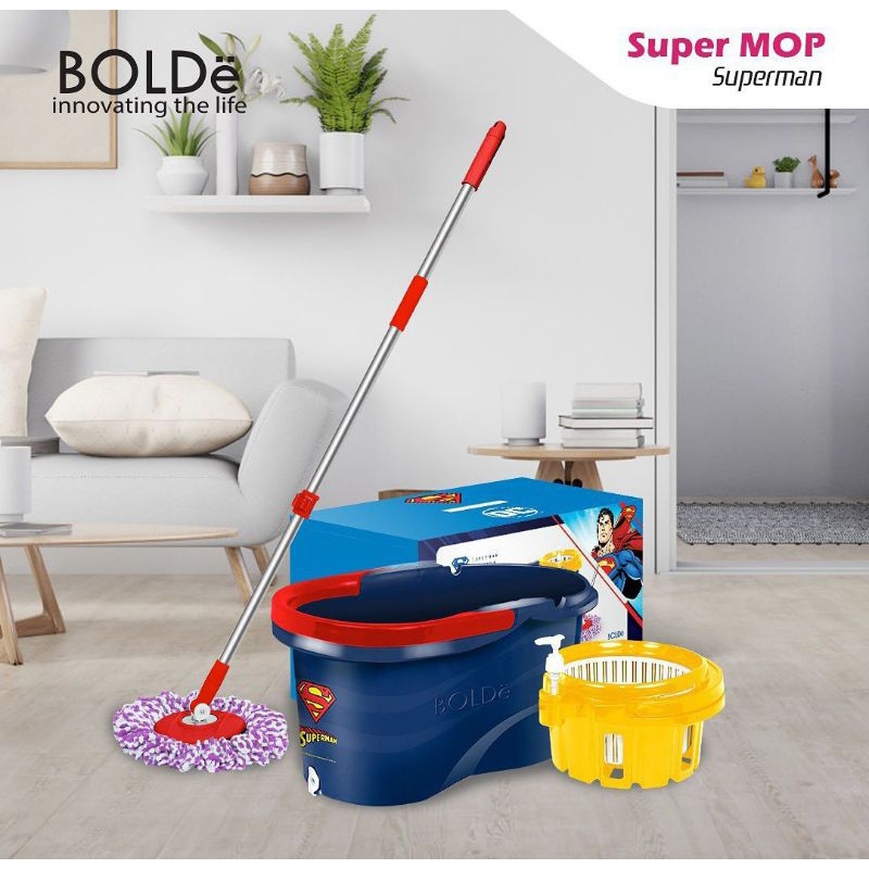 Jual BOLDe Super Mop Superman Edition / Batman Edition | Shopee Indonesia