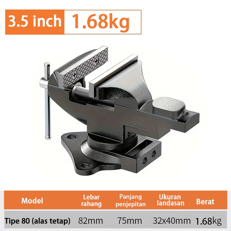 Jual [READY STOCK]Catok Clamp 5''/3.5"/2.5" catok paron / Ragum Klem ...