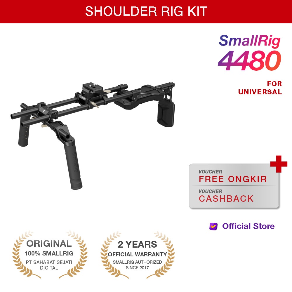 Jual SmallRig Shoulder Rig Kit (Classic Version) 4480 | Shopee Indonesia
