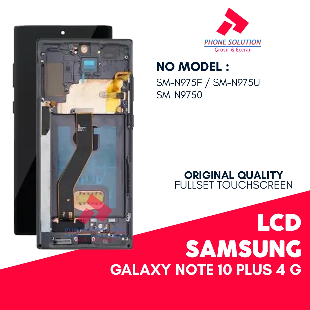 Jual LCD Samsung Note 10 Plus 4G / N975 - Include Frame Original Fullset Touchscreen - Garansi 1 ...