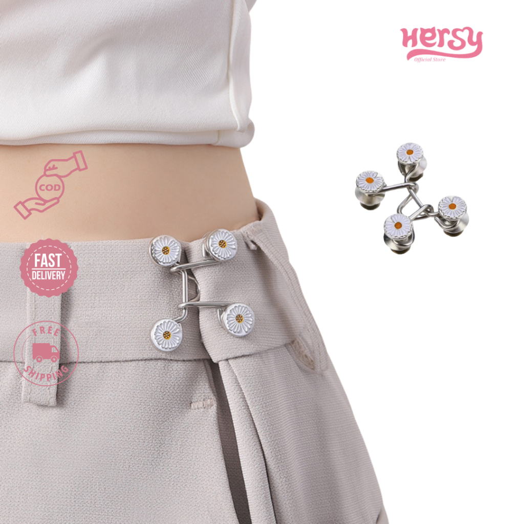 Jual HERSY- Kancing Kait Gesper Denim Jeans Logam Pinggang Simple ...