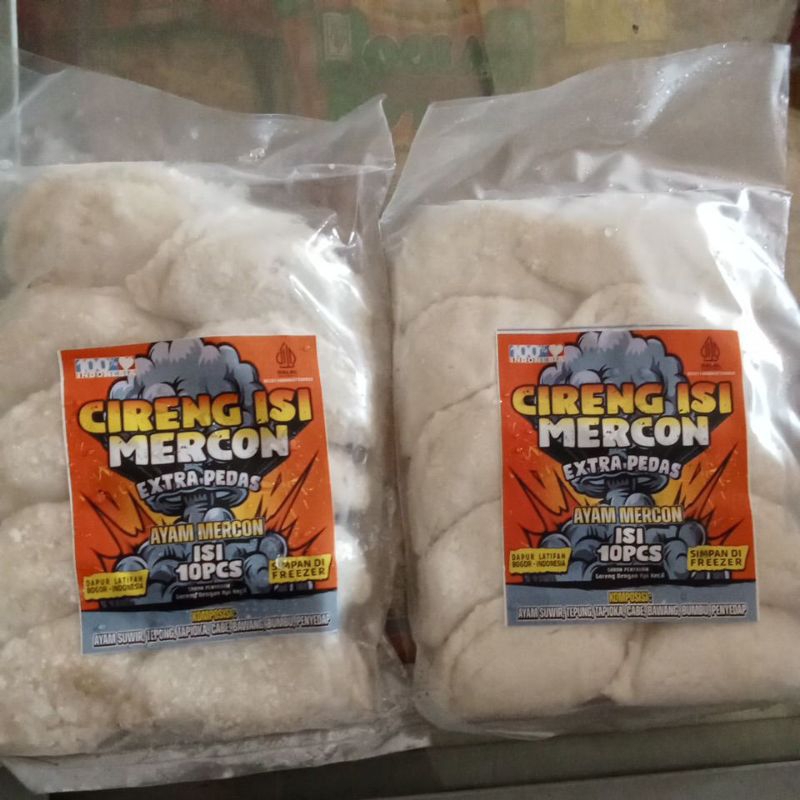 Jual Cireng Mercon isi Ayam suwir 10pcs | Shopee Indonesia