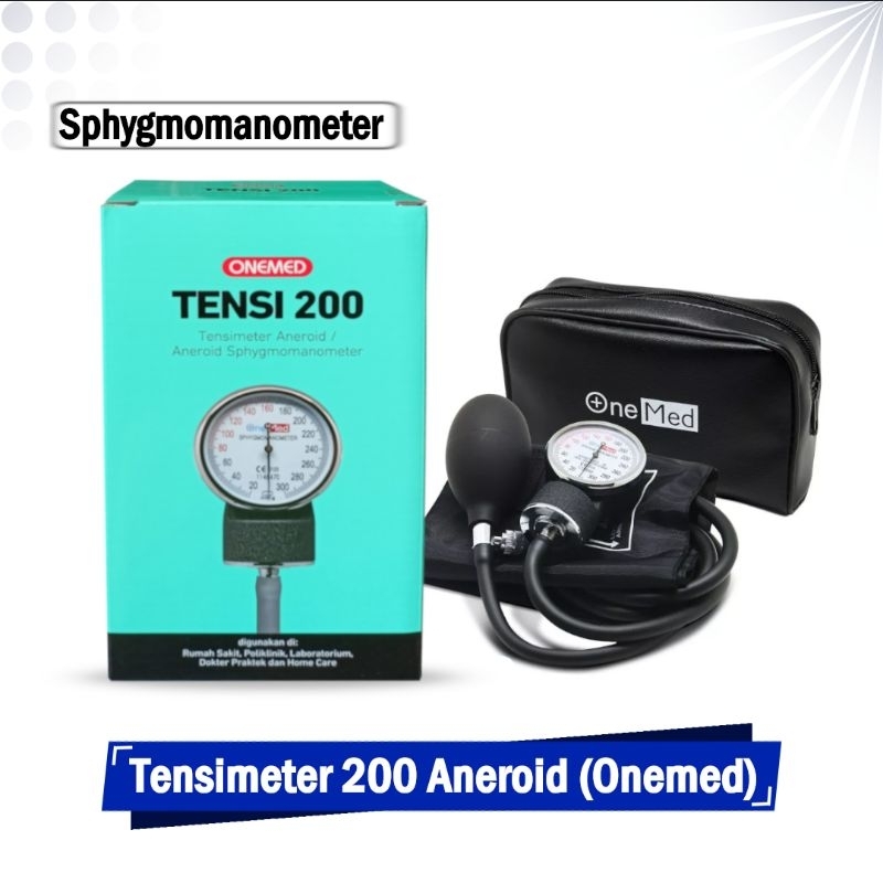 Jual Tensimeter Aneroid Sphygmomanometer OneMed Tensi Tekanan Darah ...