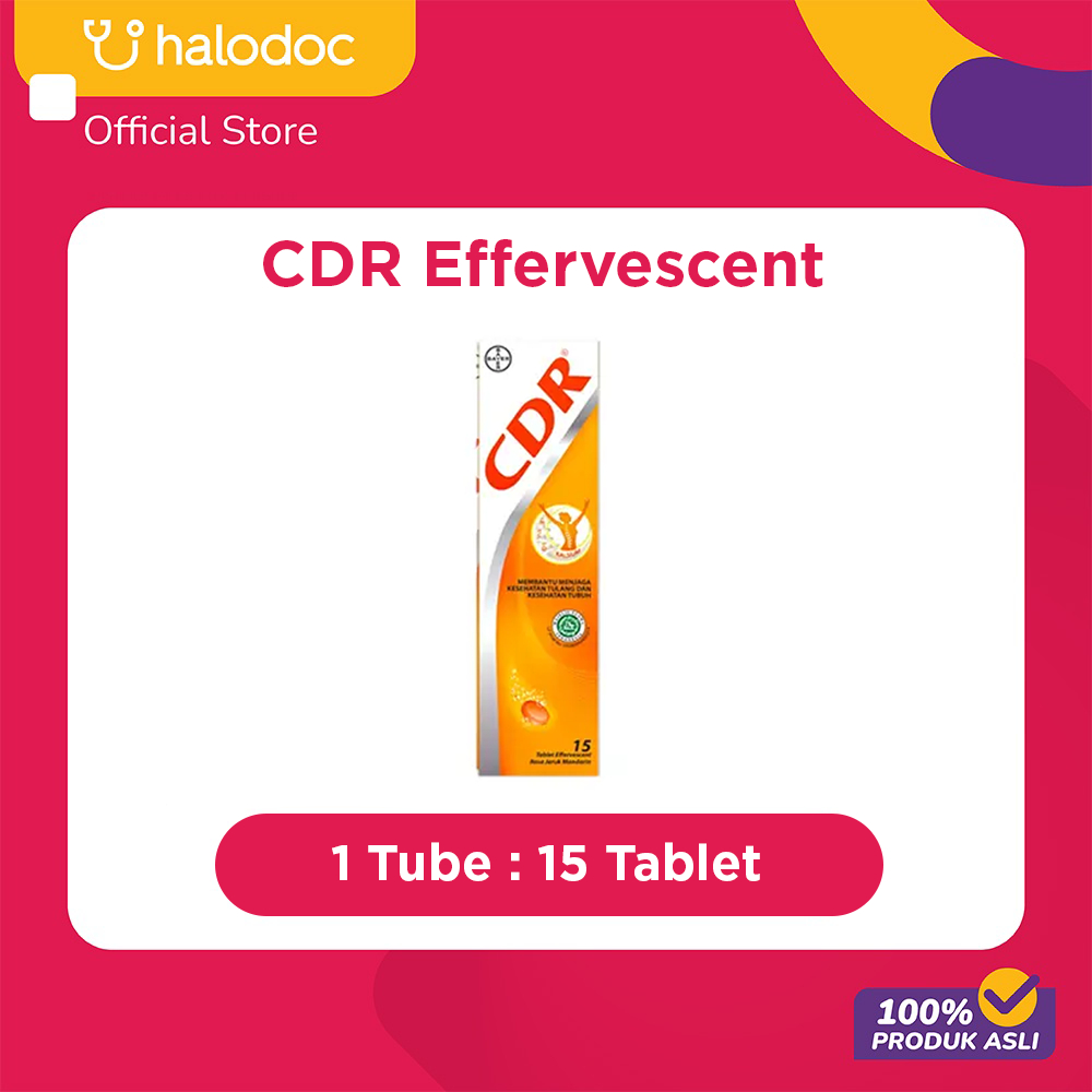 Jual CDR Effervescent 15 Tablet | Shopee Indonesia