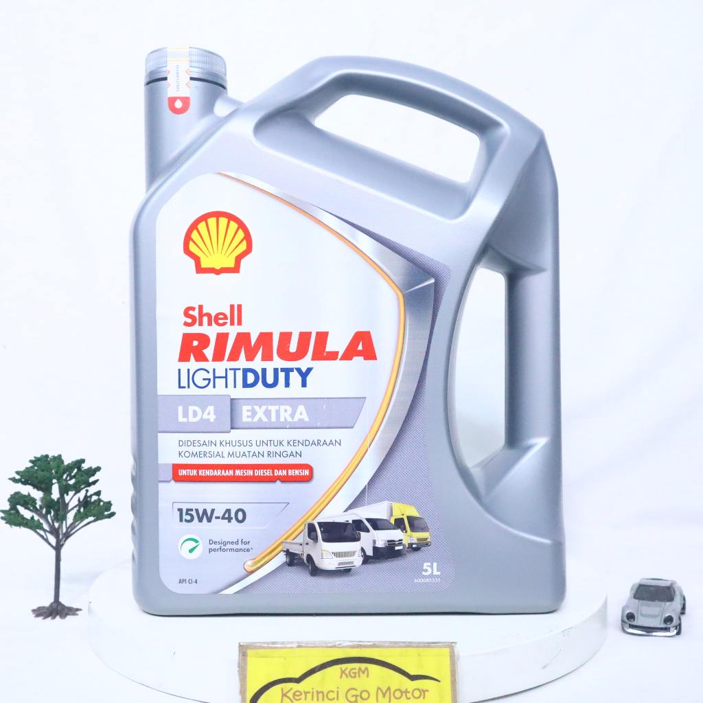 Jual Shell Rimula Light Duty LD4 Extra SAE 15W-40 5 Liter Api CI-4/SL ...