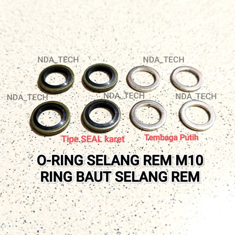 Jual O-RING BAUT SELANG REM O RING BANJO KALIPER MASTER REM RING ...