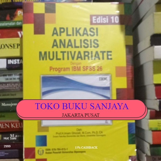 Jual KODE I46S Aplikasi Analisis Multivariate Dengan Program IBM SPSS 26 edisi 1 by H Imam ...