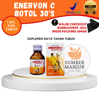 Jual ENERVON C MULTIVITAMIN/ BOTOL ISI 30 TABLET | Shopee Indonesia