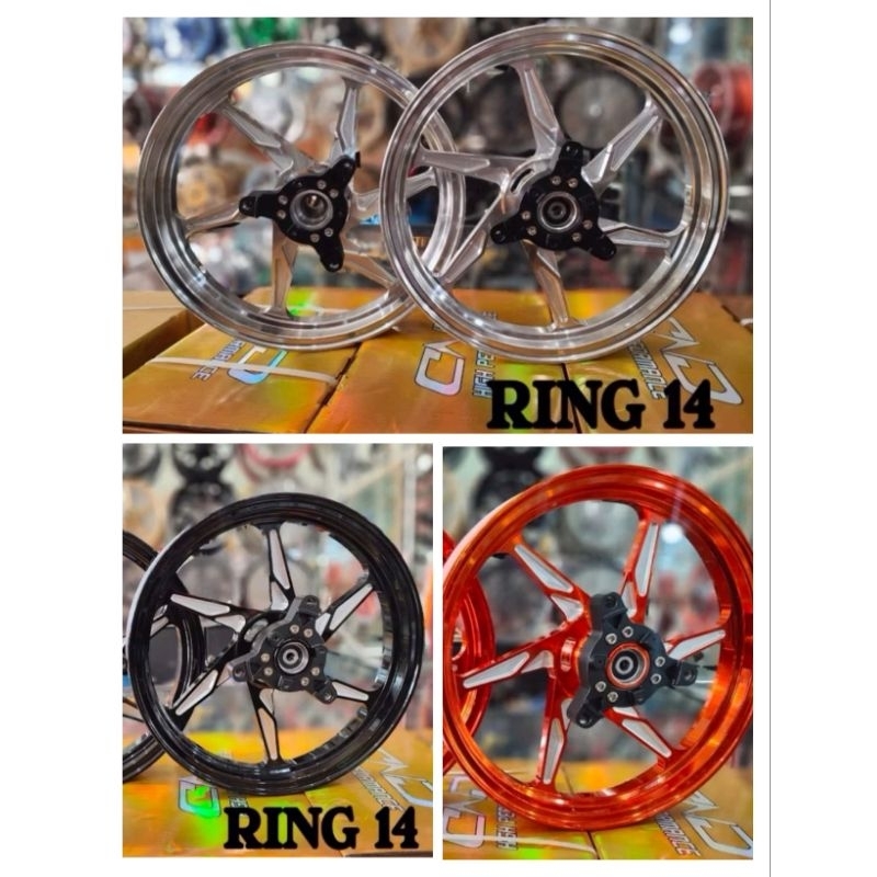 Jual VELG RACING DELKEVIC G-SPEED G SPEED 6 STAR NMAX NEW NMAX OLD NMAX ...