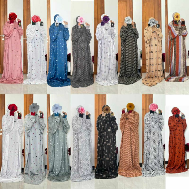 Jual COD READY MUKENA MOTIF TERBARU || Mukena Yabasmah motif terbaru ...