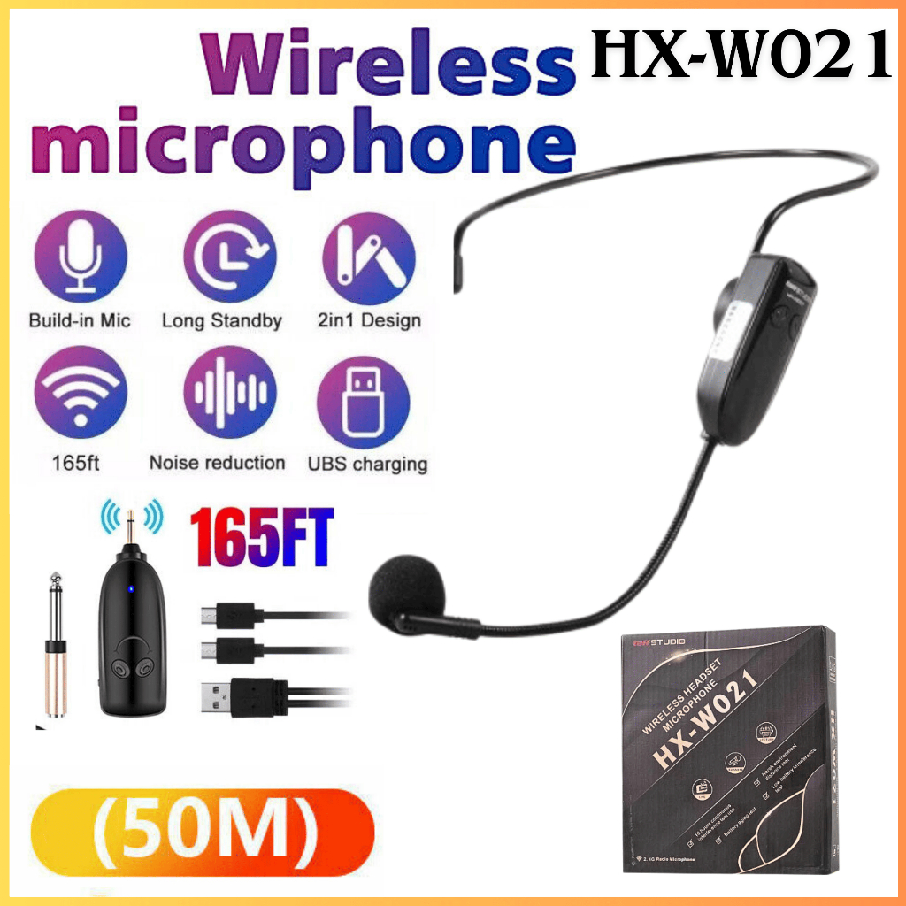 Jual COD CEPAT TaffSTUDIO Microphone Wireless Karaoke jarak jauh mic bando imam masjid terbaik ...