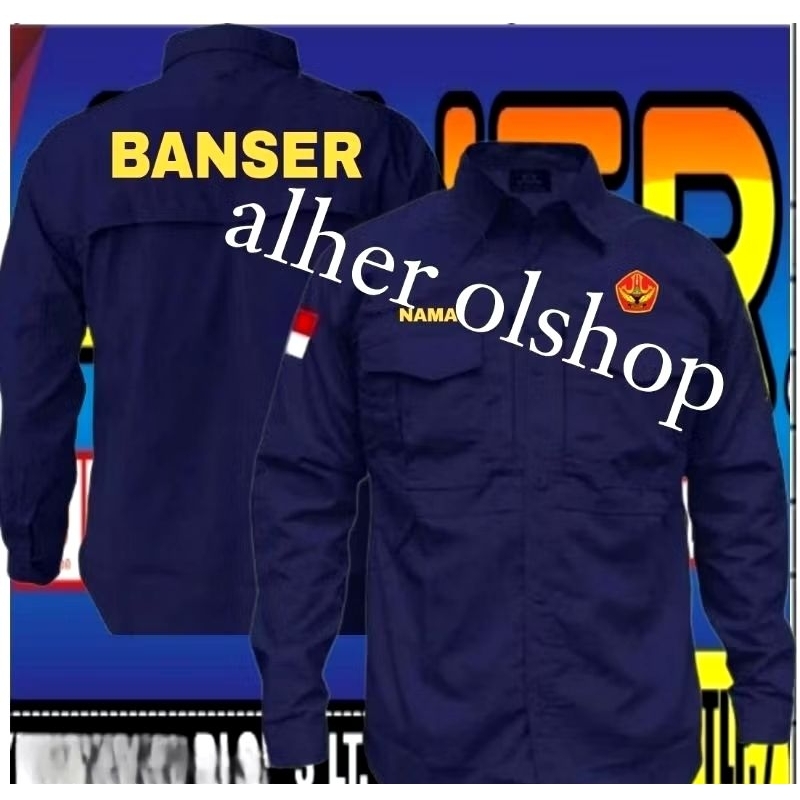 Jual Kemeja tactical Banser baju tactical Banser seragam tactical ...